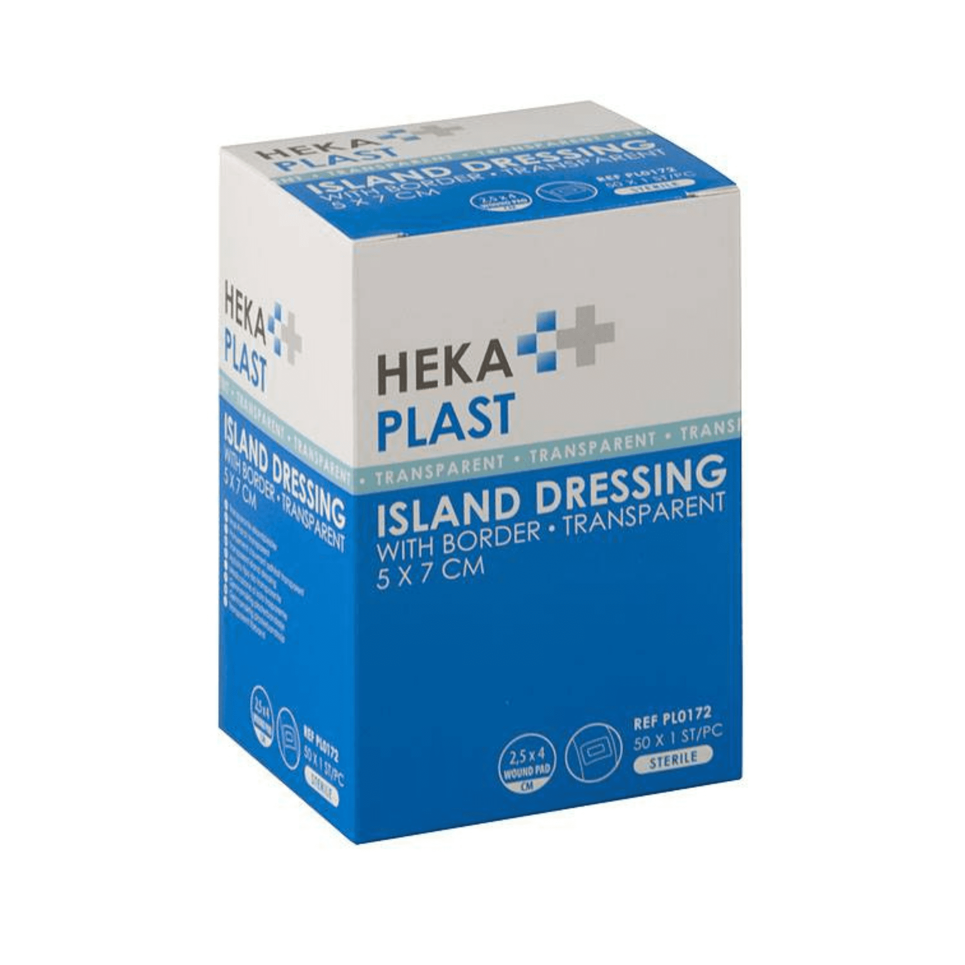 Heka Plast Border Transparant Steriel 5 x 7cm 50 stuks | Optiphar